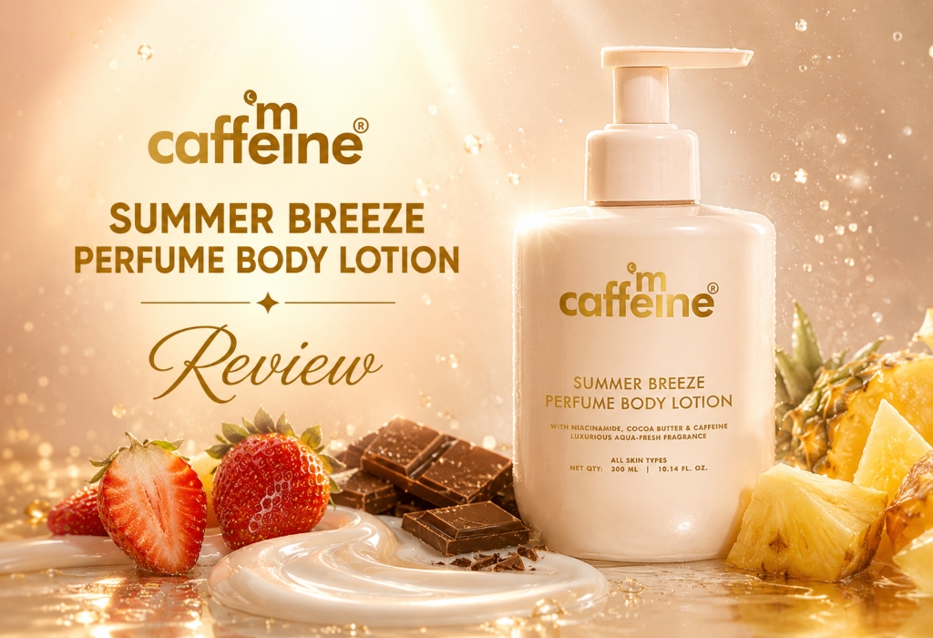 mCaffeine Summer Breeze Perfume Body Lotion Review & Details